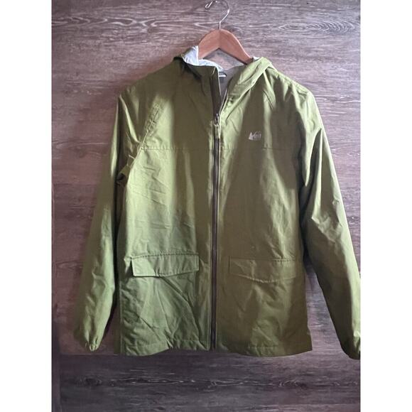 REI | Jackets & Coats | Rei Co Op Rainier Rain Jacket Army Green ...